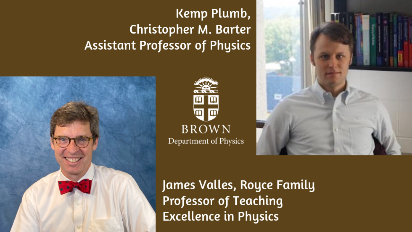 The Corporation of Brown University appoints physics faculty to named ...
